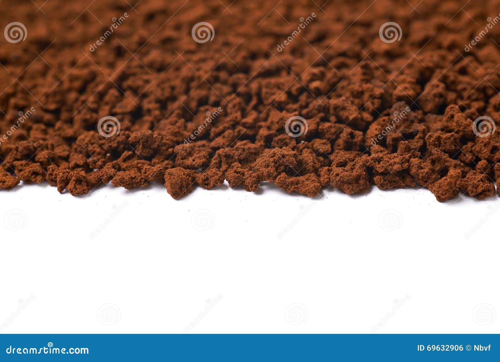 Surface Coated with Instant Coffee Stock Photo - Image of drink ...