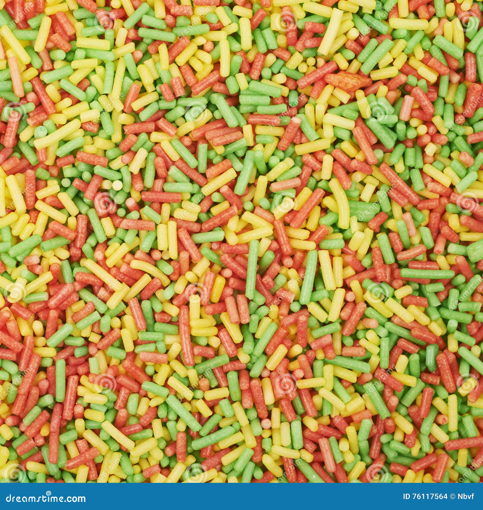 Surface Coated with Long Sprinkles Stock Photo - Image of candy, junk ...