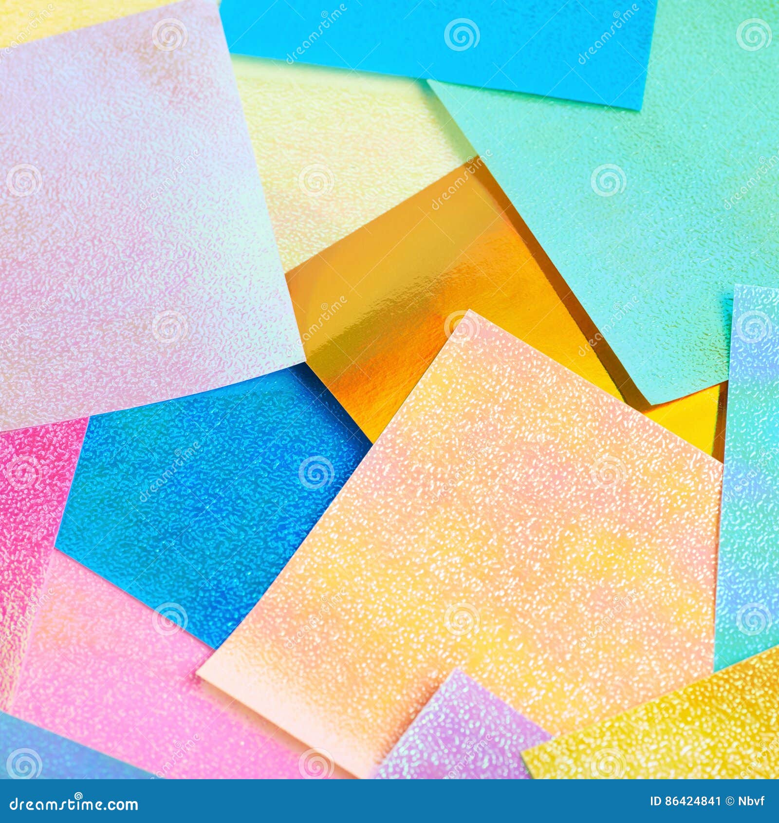 Surface Coated with Origami Sheets Stock Image - Image of colorful ...