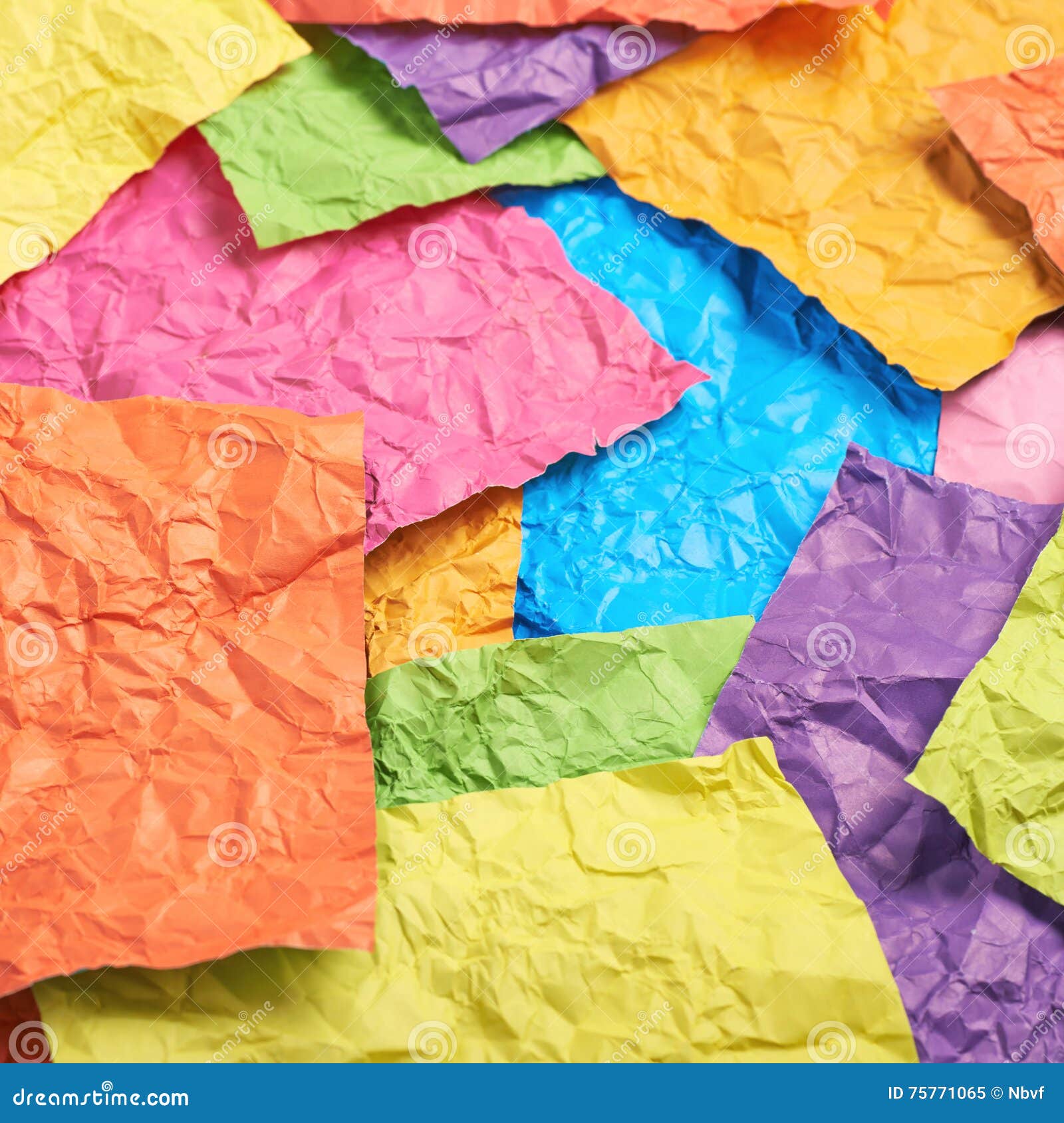 Surface Coated with Paper Sheets Stock Image - Image of craft, foil ...