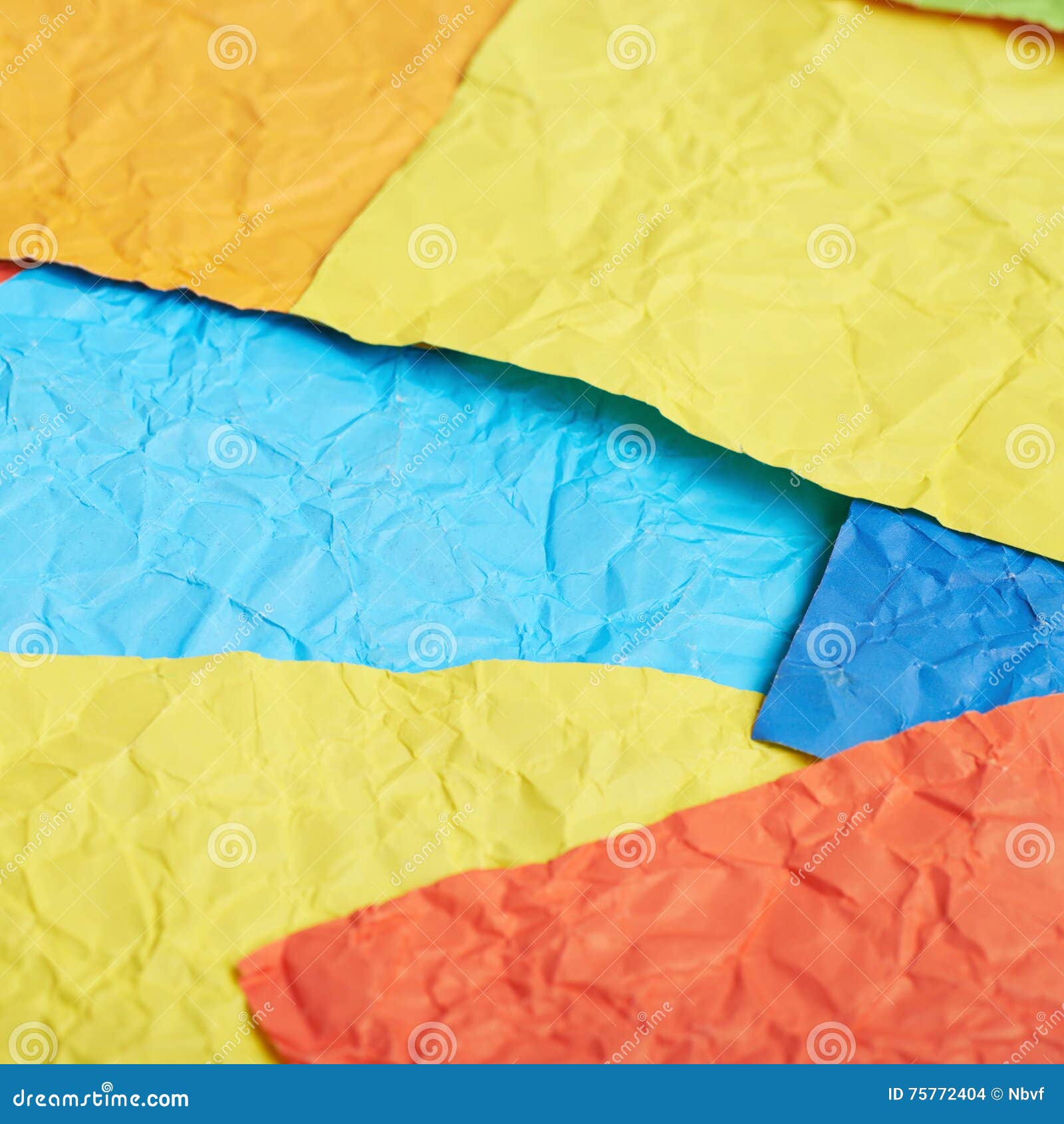 Surface Coated with Paper Sheets Stock Photo - Image of empty, closeup ...