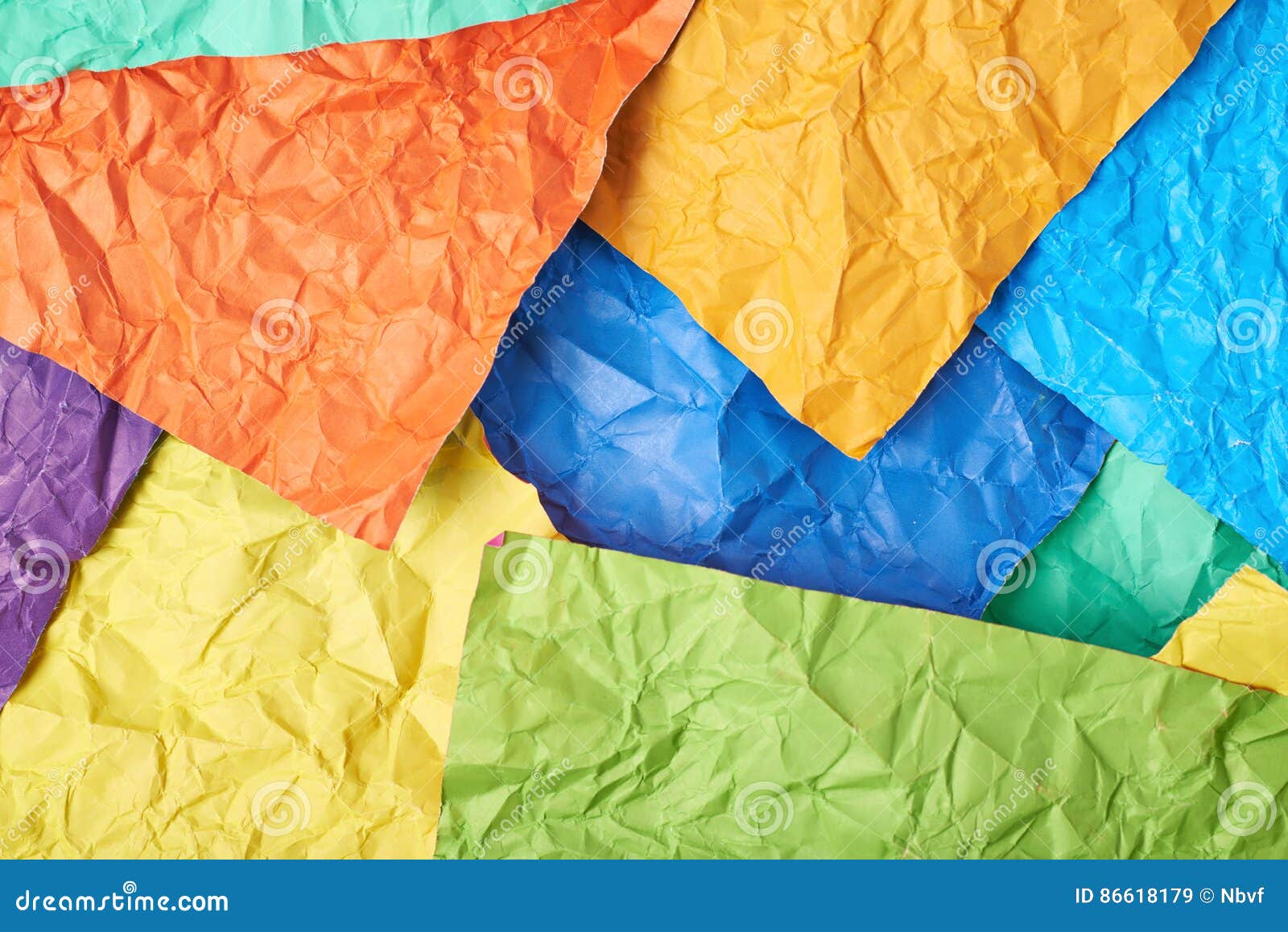 Surface Coated with Paper Sheets Stock Image - Image of artistic ...