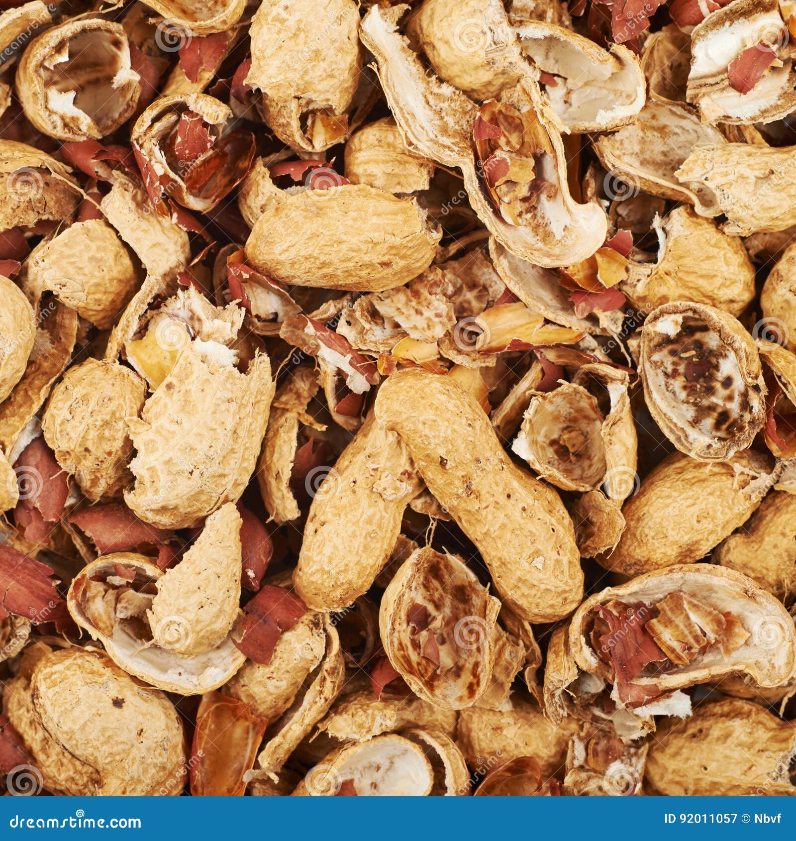 Surface Coated with Peanut Shells Stock Image - Image of backdrop ...