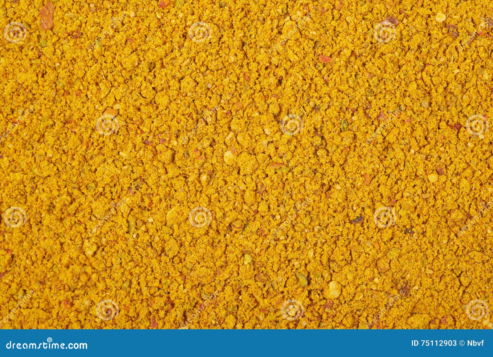 Surface Coated with Powdered Curry Stock Image - Image of indian ...