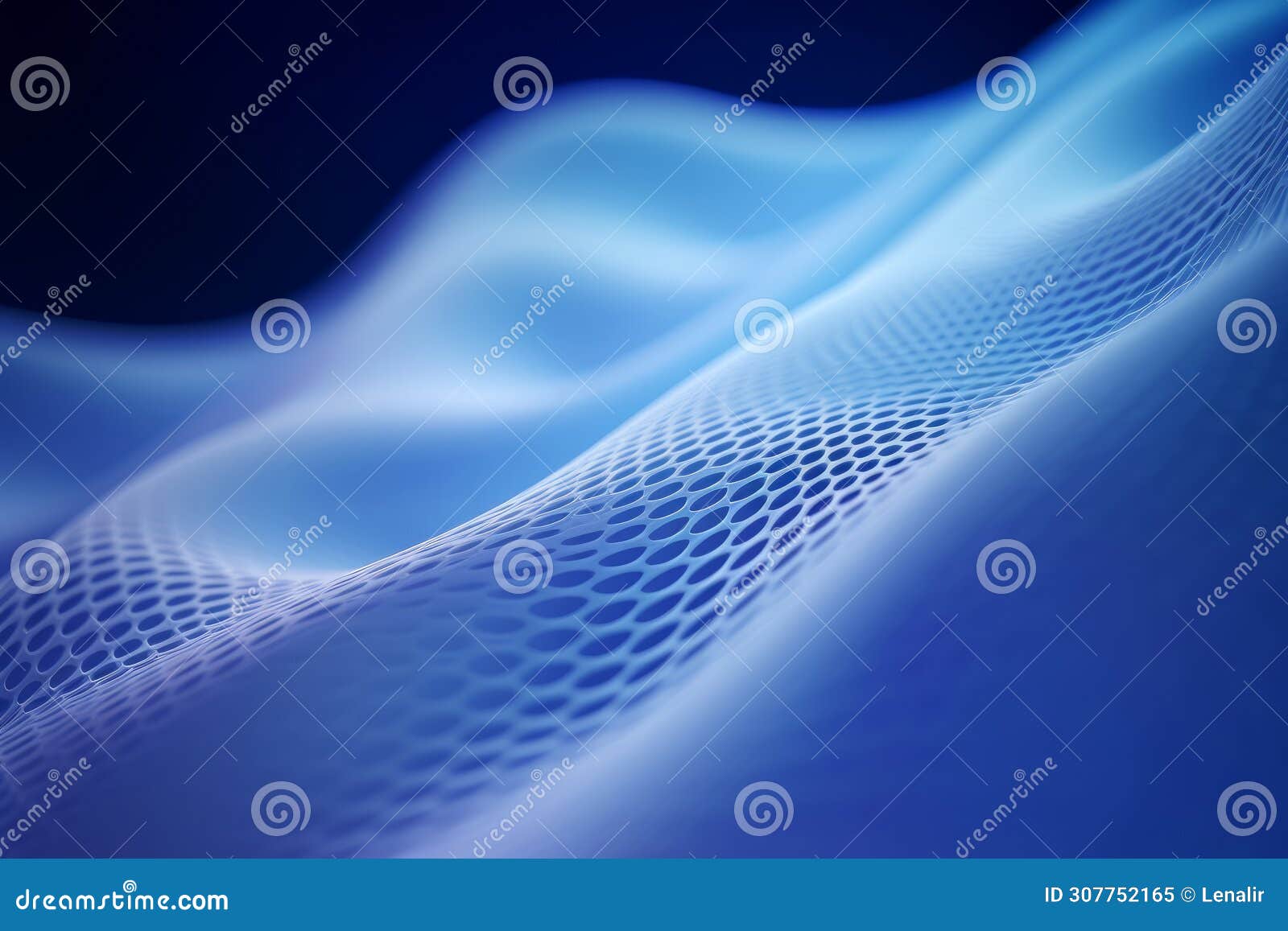 Surface of Compound Cellular Wave Polymer Stock Illustration ...