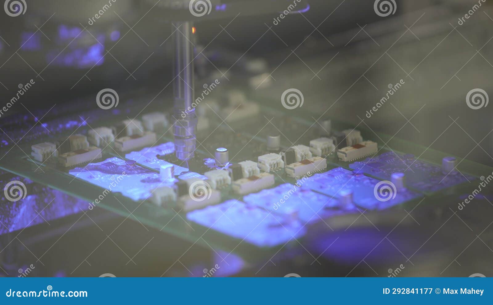 Surface Conformal Coating Process. Coating Machine. Automatic Coating ...