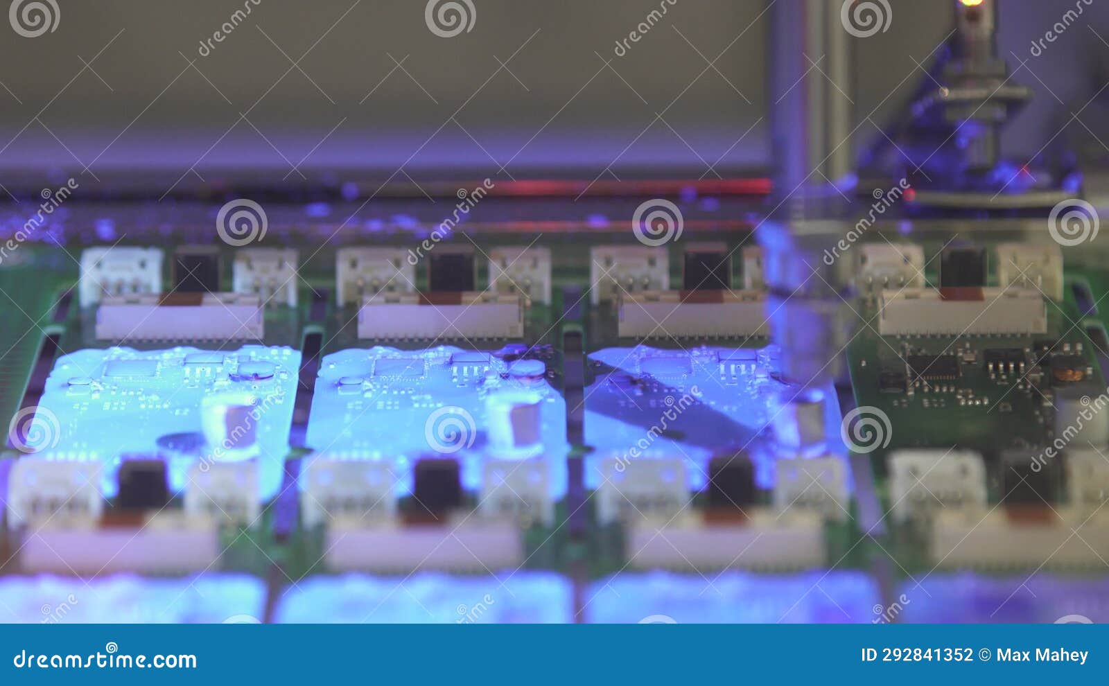 Surface Conformal Coating Process. Coating Machine. Automatic Coating ...