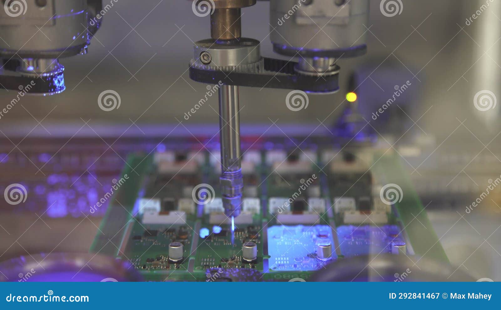 Surface Conformal Coating Process. Coating Machine. Automatic Coating ...