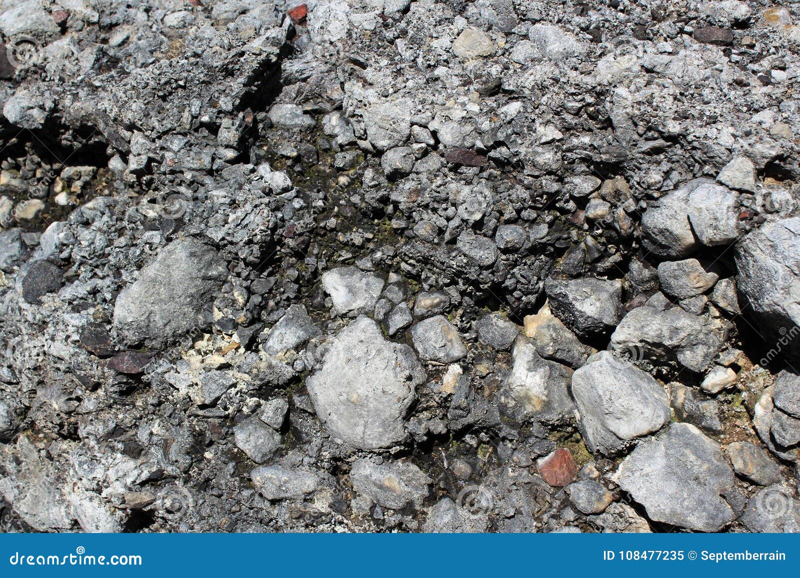 Surface of Conglomerate Rock Stock Image - Image of boulder ...