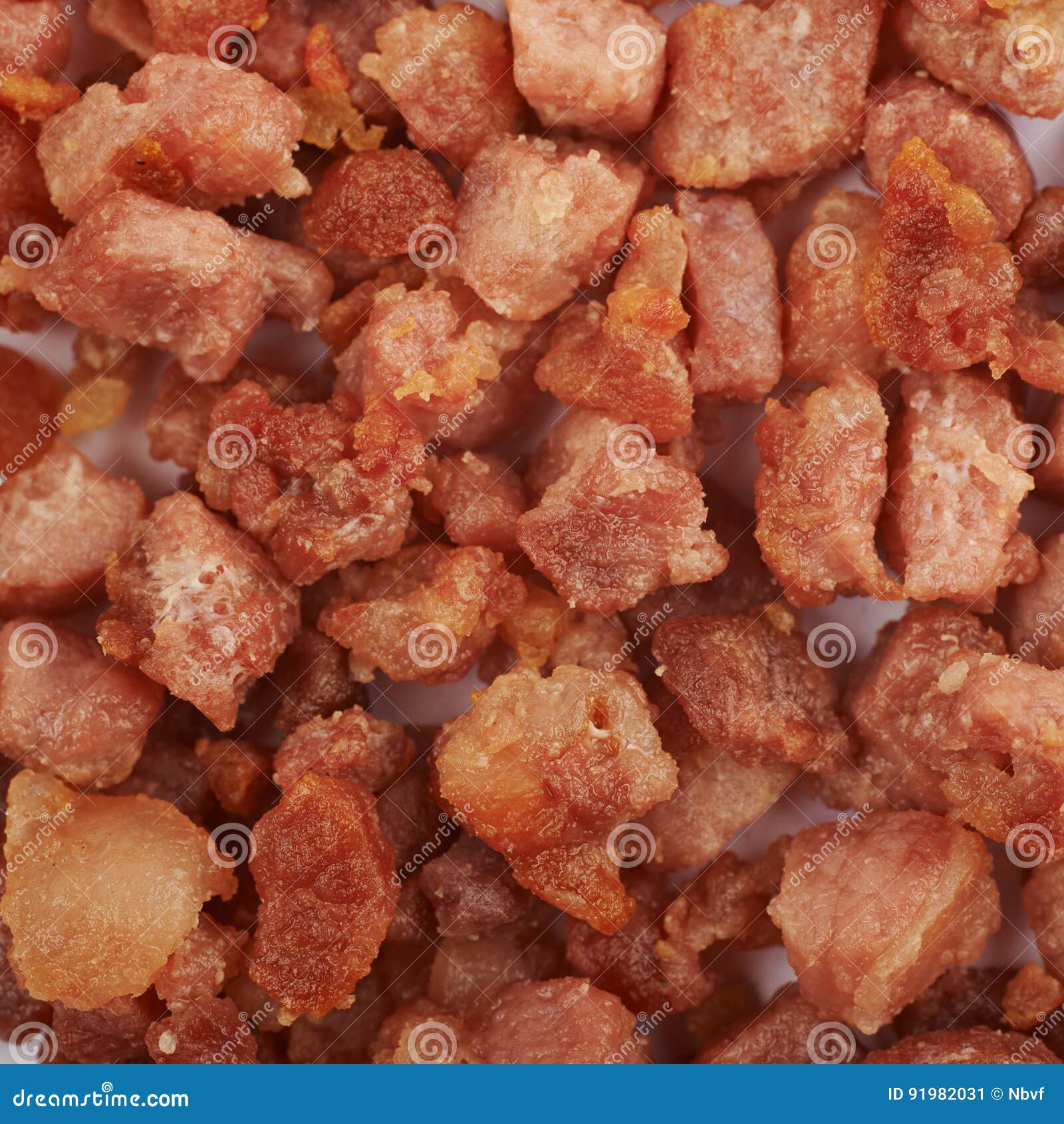 Surface Covered with Bacon Bits Stock Image - Image of chopped, food ...