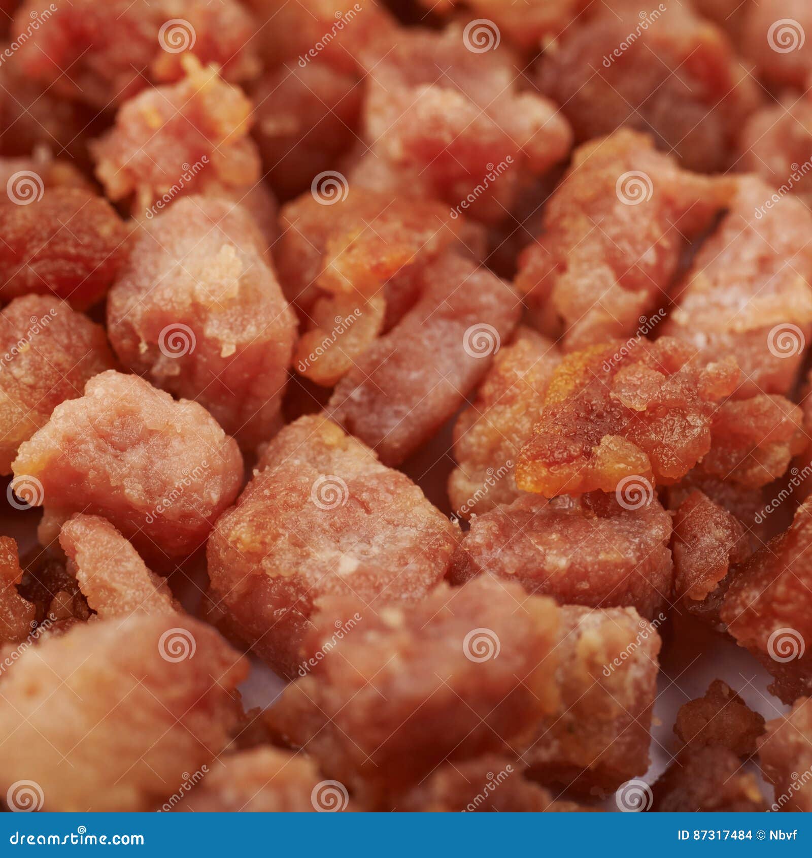 Surface Covered with Bacon Bits Stock Photo - Image of cooking, meat ...