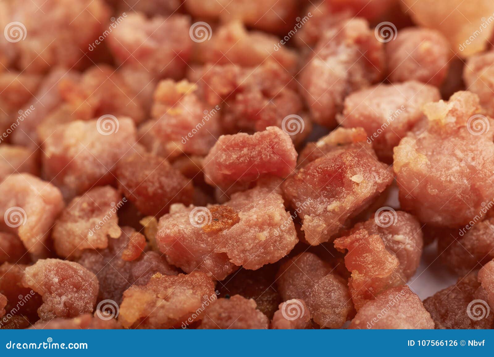 Surface Covered with Bacon Bits Stock Photo - Image of cubes, cubed ...