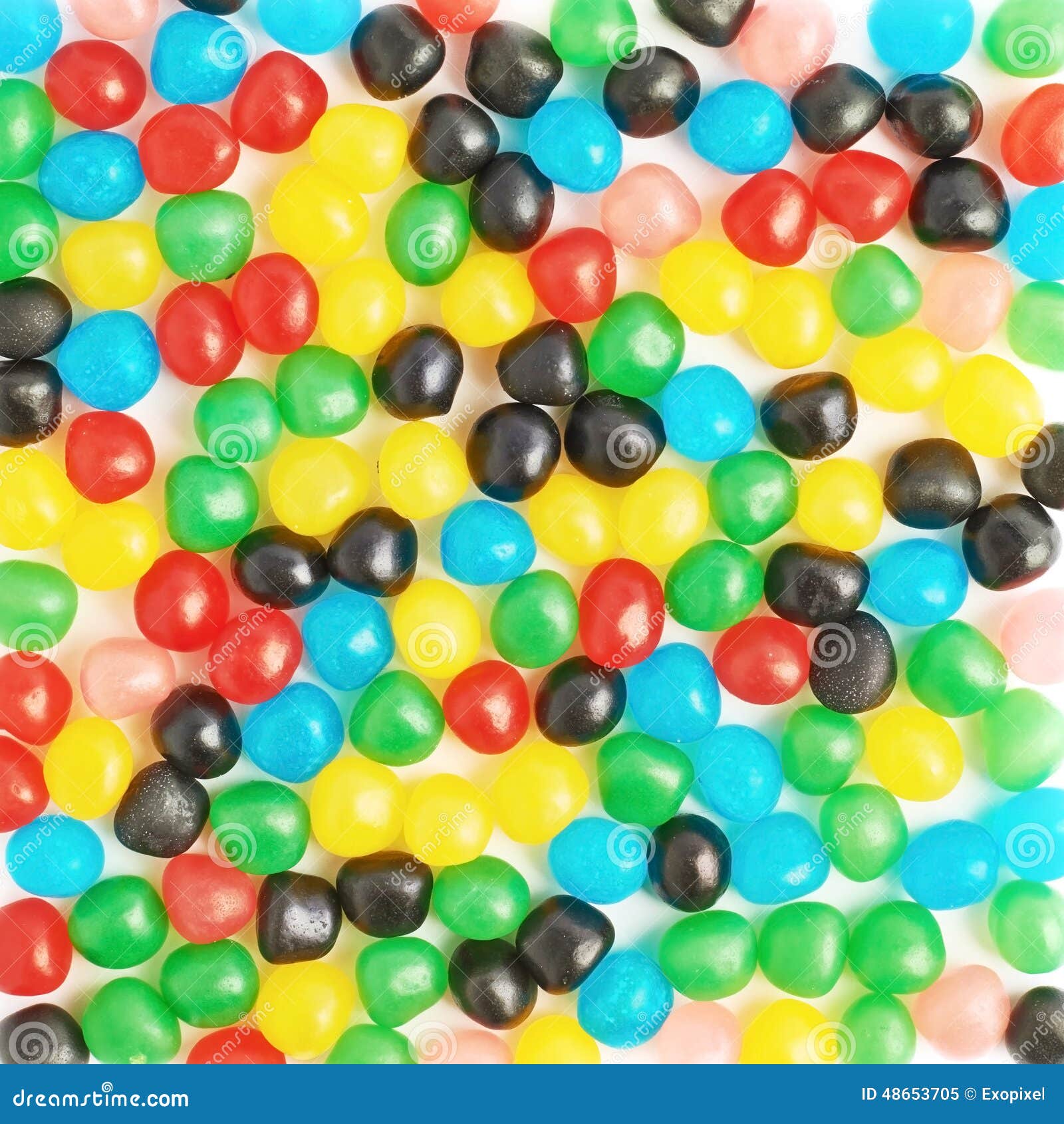 Surface Covered with Candy Ball Sweets Stock Image - Image of childhood ...