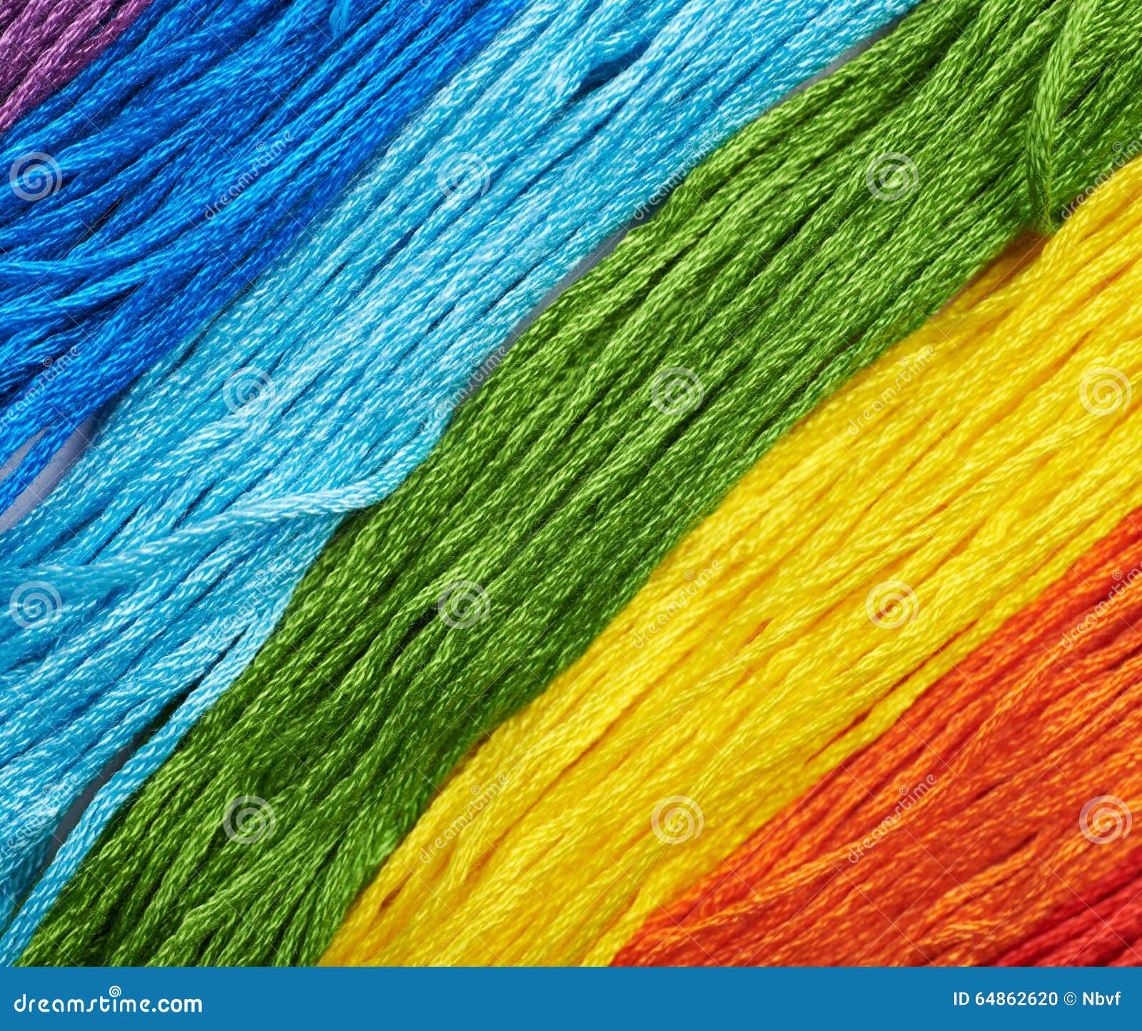 Surface Covered with Embroidery Thread Yarns Stock Photo - Image of ...