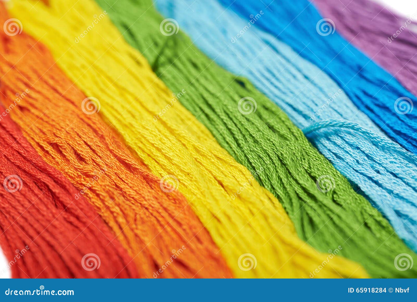 Surface Covered with Embroidery Thread Yarns Stock Photo - Image of ...
