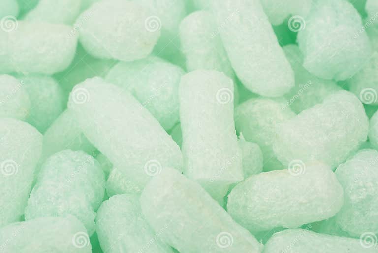 Surface Covered with Foam Peanuts Stock Photo - Image of peanut, pack ...
