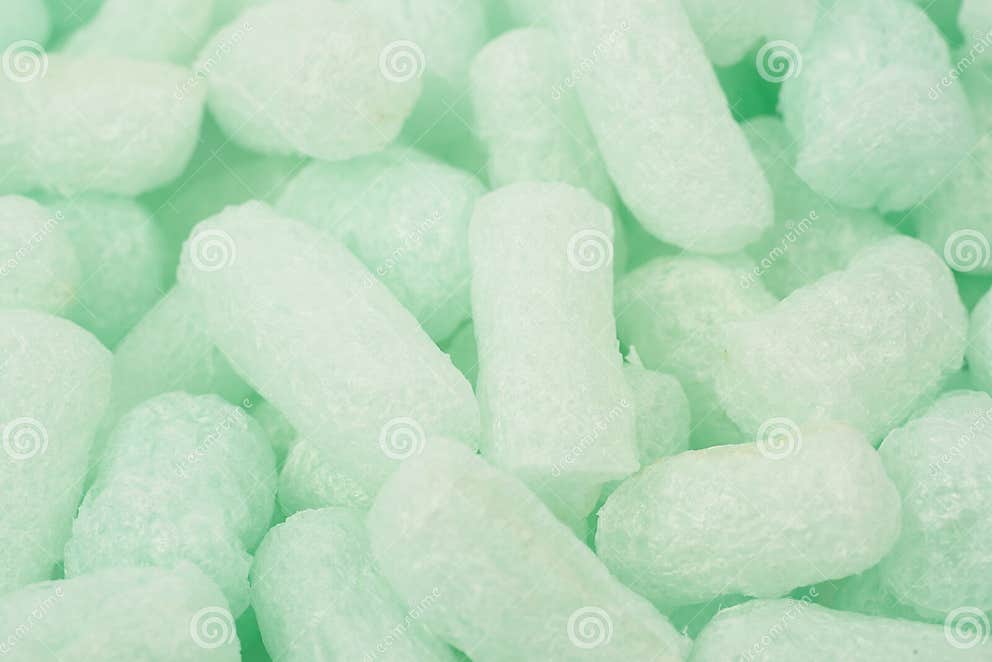 Surface Covered with Foam Peanuts Stock Photo - Image of peanut, pack ...