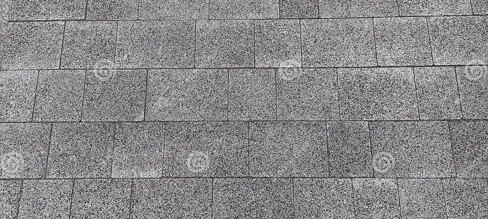 Surface Covered with Grey Rectangular Tiles Stock Photo - Image of ...