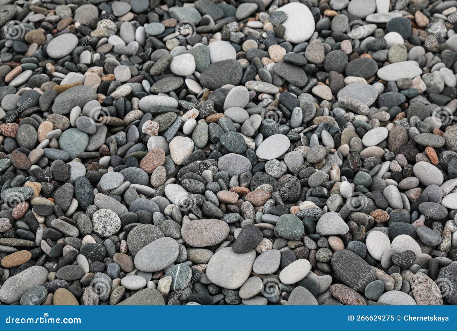 Surface Covered with Many Different Pebbles As Background Stock Image ...