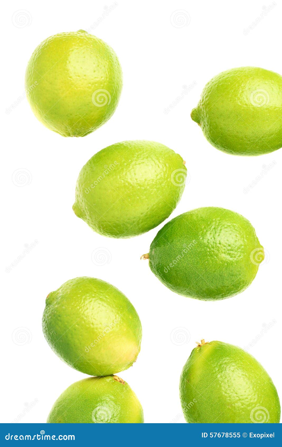 Surface Covered with Multiple Ripe Limes Stock Image - Image of heap ...