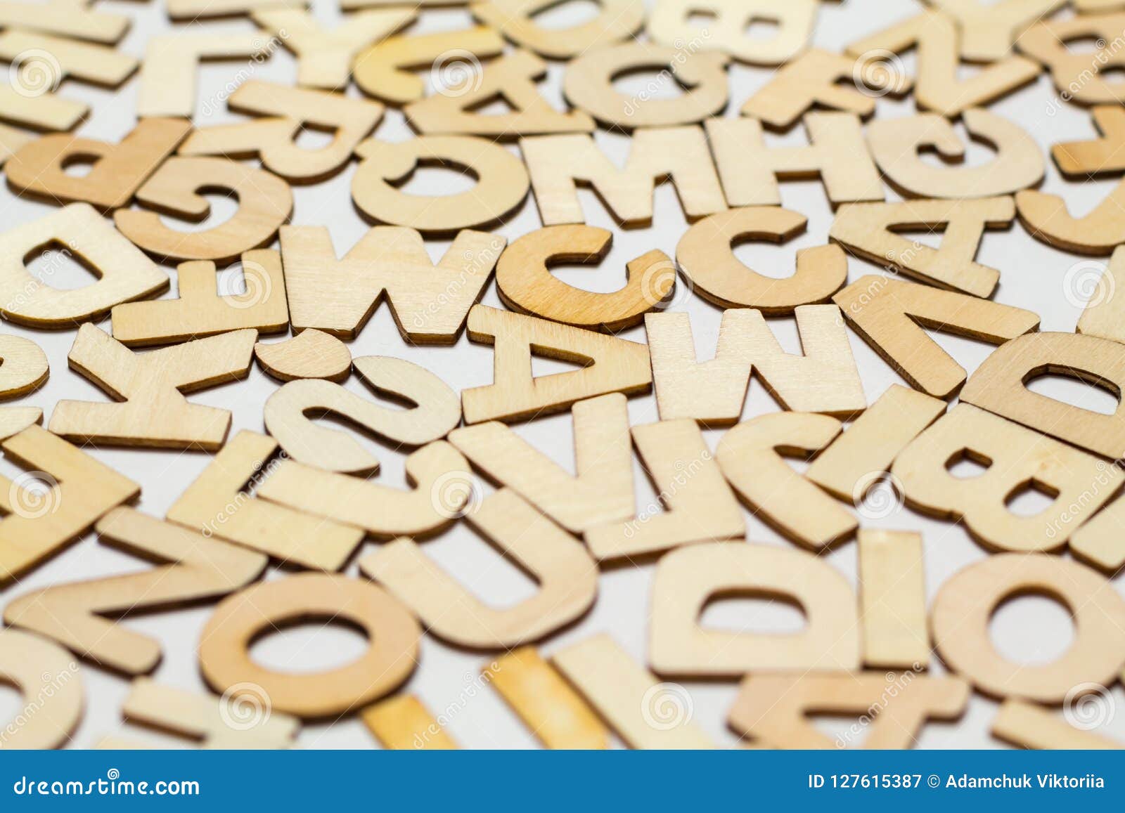 Surface Covered with Multiple Wooden Letters As a Background ...