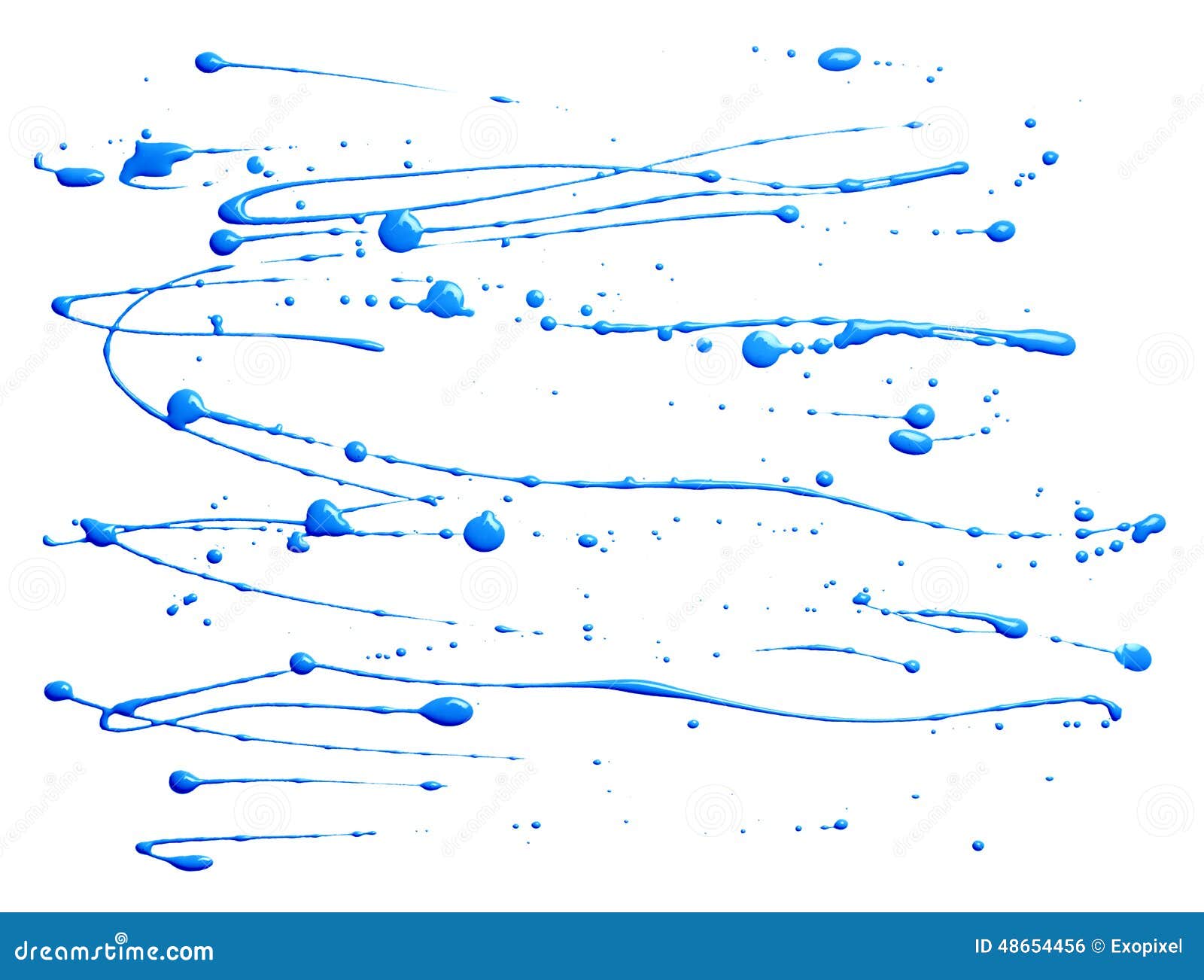 Surface Covered with Paint Spills Stock Photo - Image of abstract ...