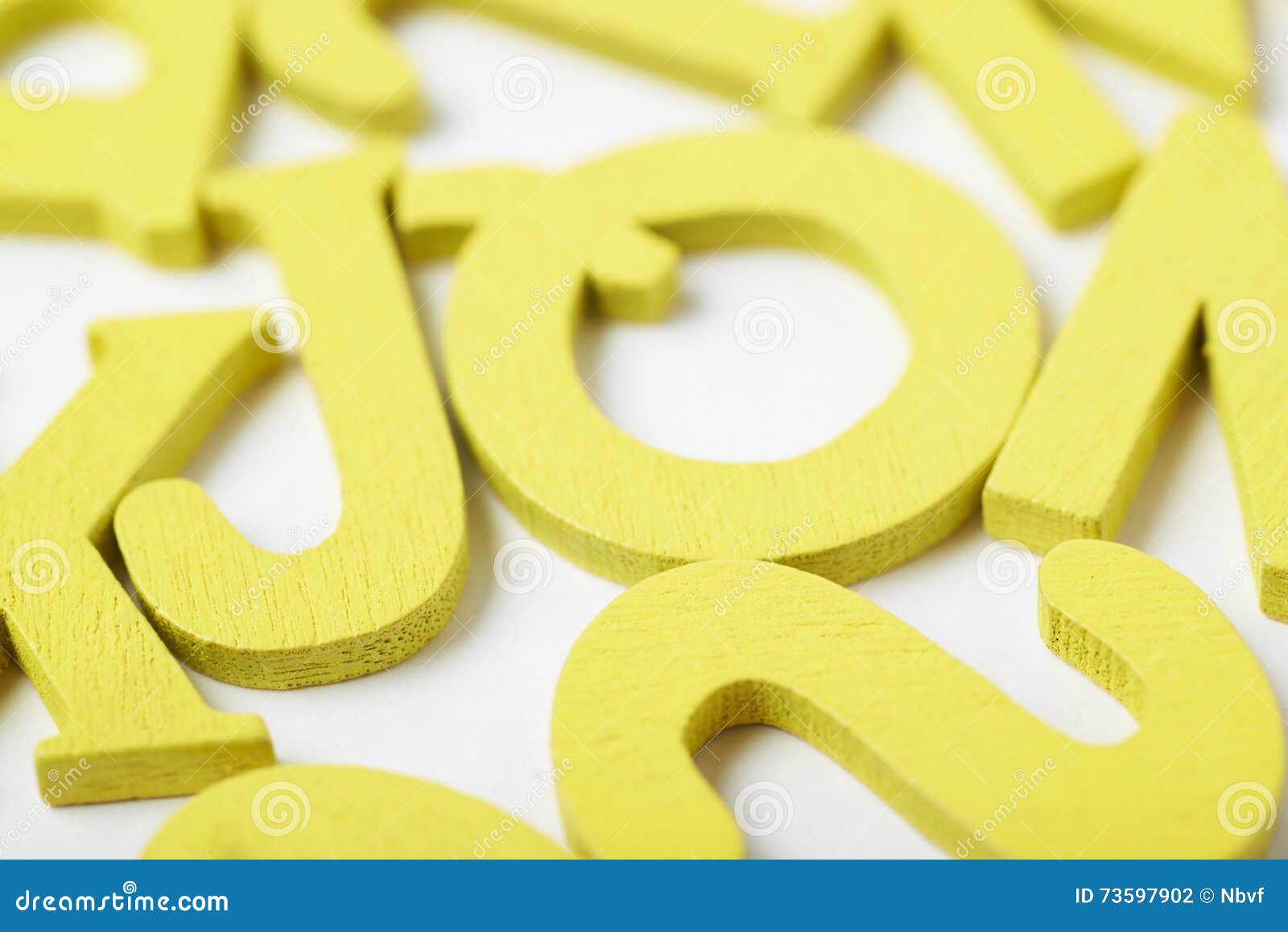 Surface Covered with the Wooden Letters Stock Photo - Image of learning ...