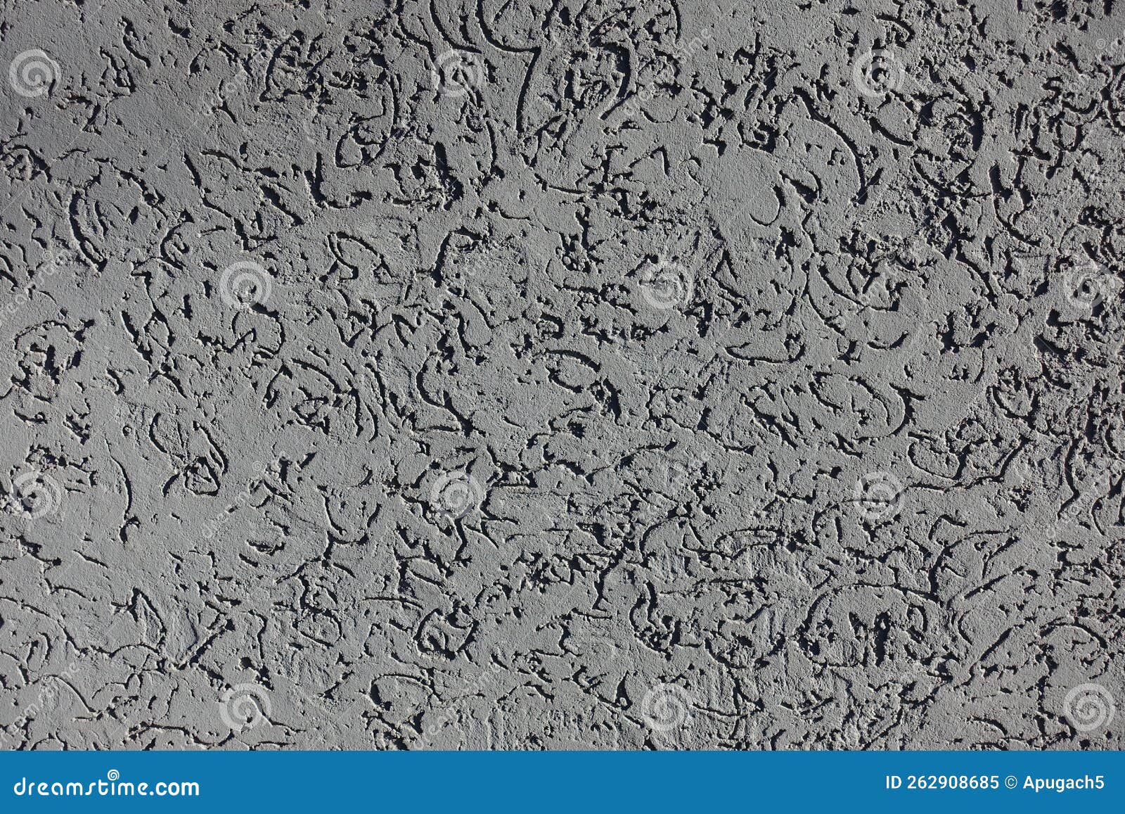 Surface of Gray Wall with Stucco Worm Finish Stock Image - Image of ...