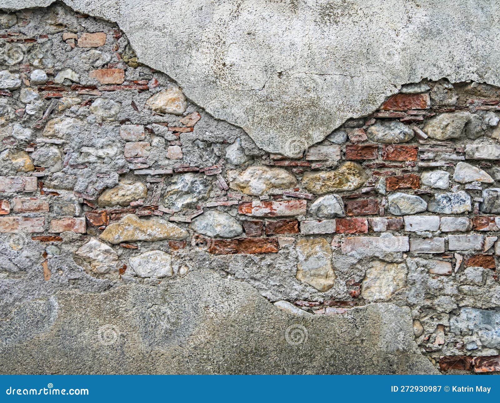 Surface of Decayed Stone Wall As Background Stock Image - Image of aged ...