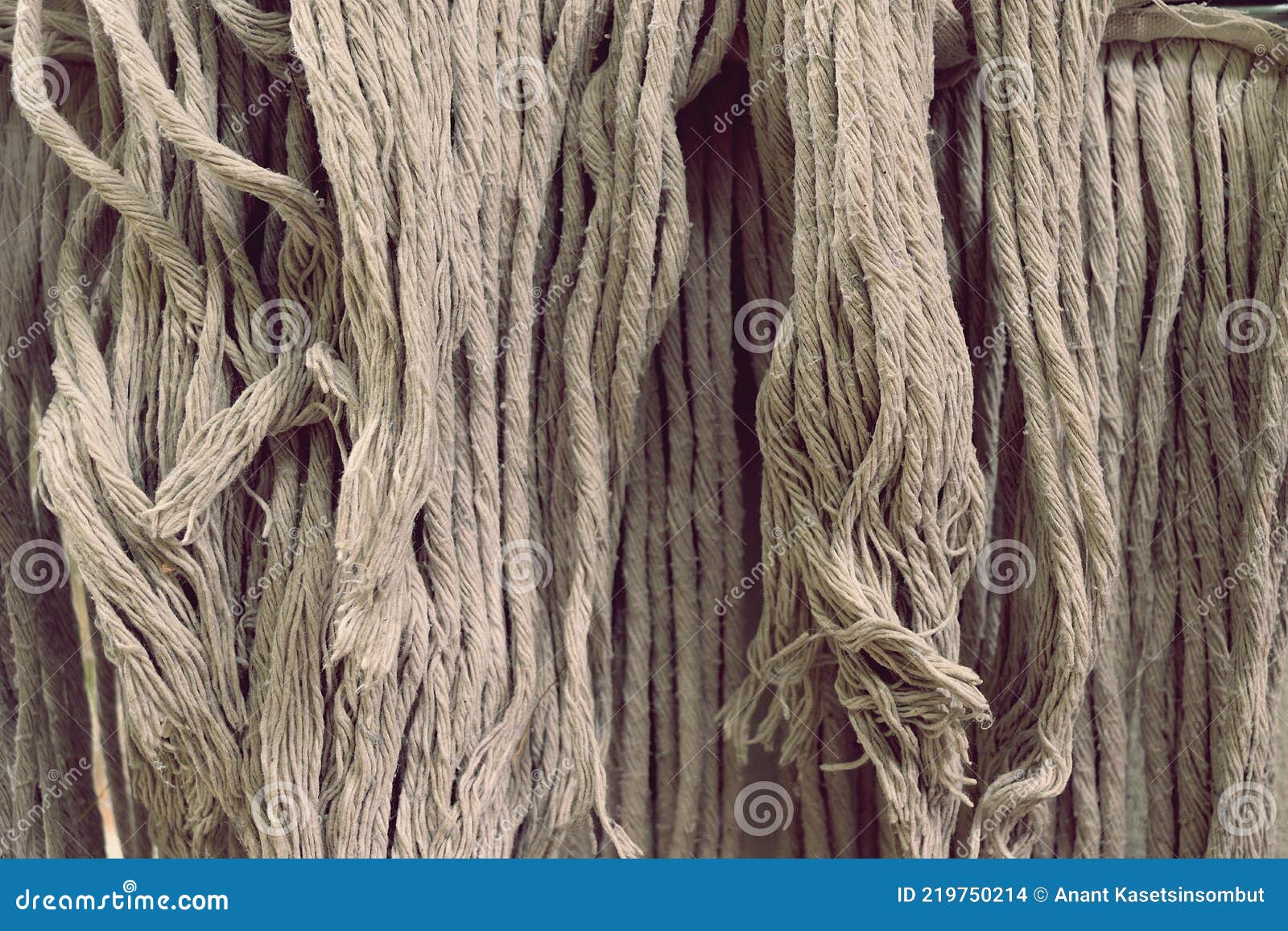 The Surface of the Dense Rope on Mop Stock Photo - Image of rope ...