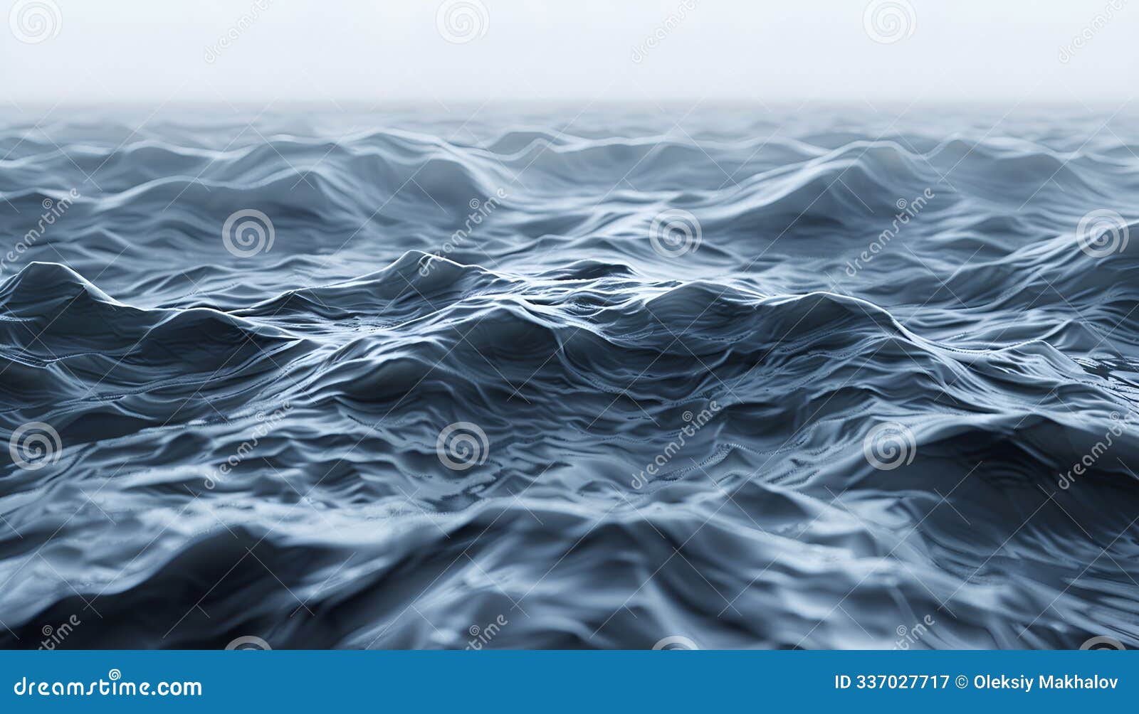Surface Detail Rendering, Smooth Visual Concept with Smooth Sea Wave ...