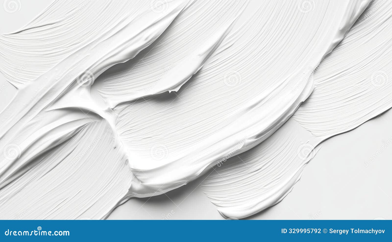 Smooth White Paint Texture Applied with a Brush on a Clean Canvas ...