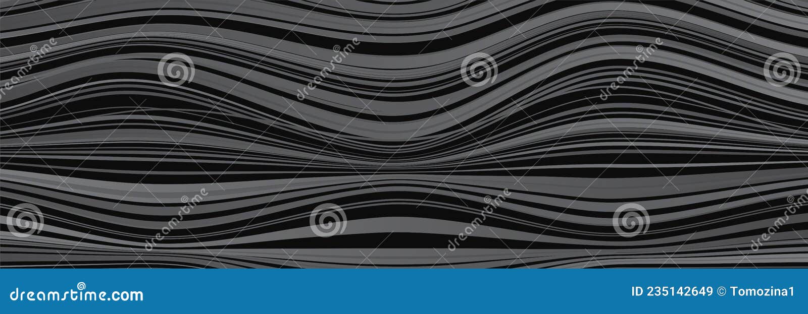 Surface with Distorted Lines. Wavy Pattern Stock Vector - Illustration ...