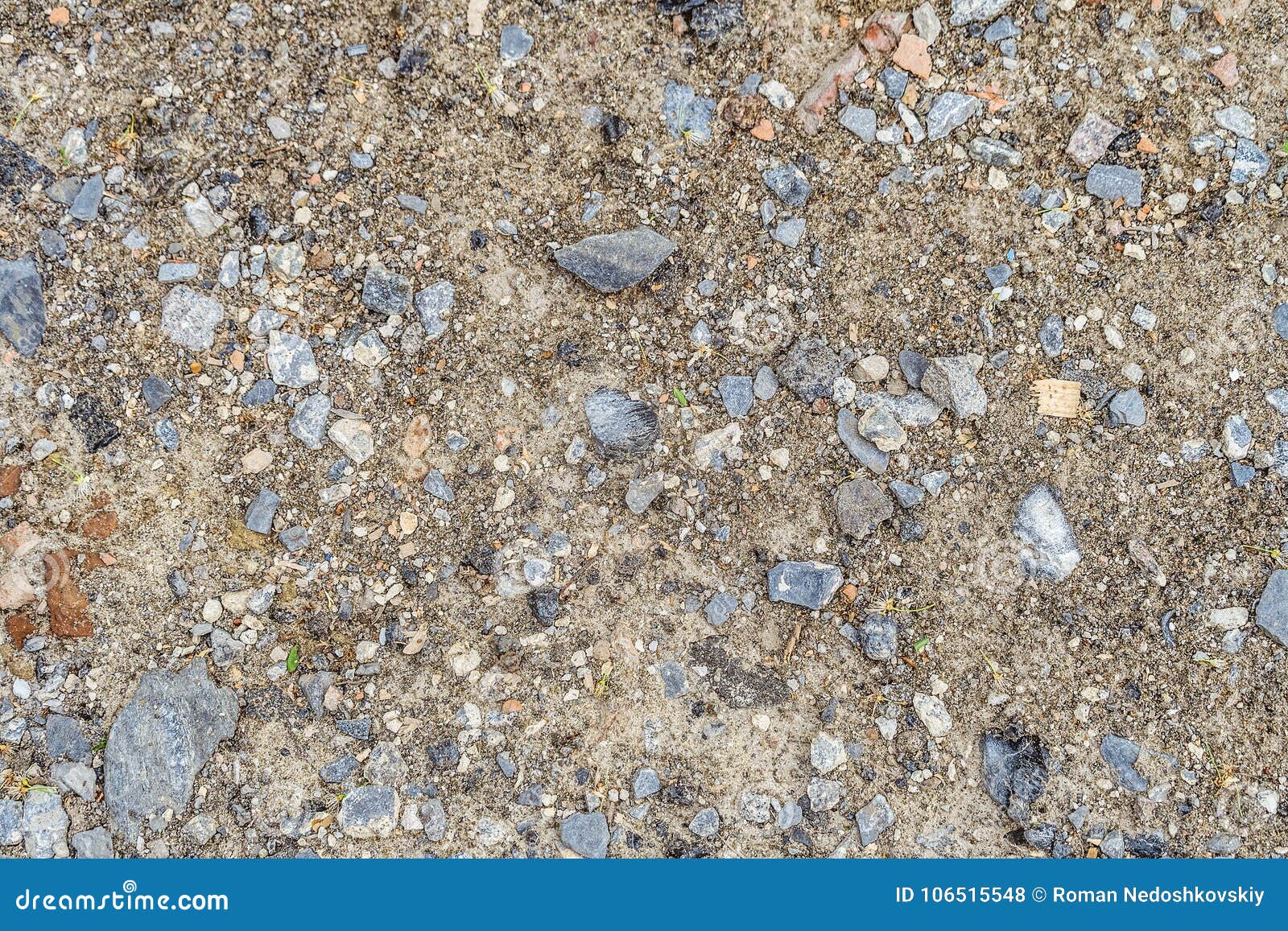 Surface of Earth Ground with Technogenic Debris Stock Photo - Image of ...