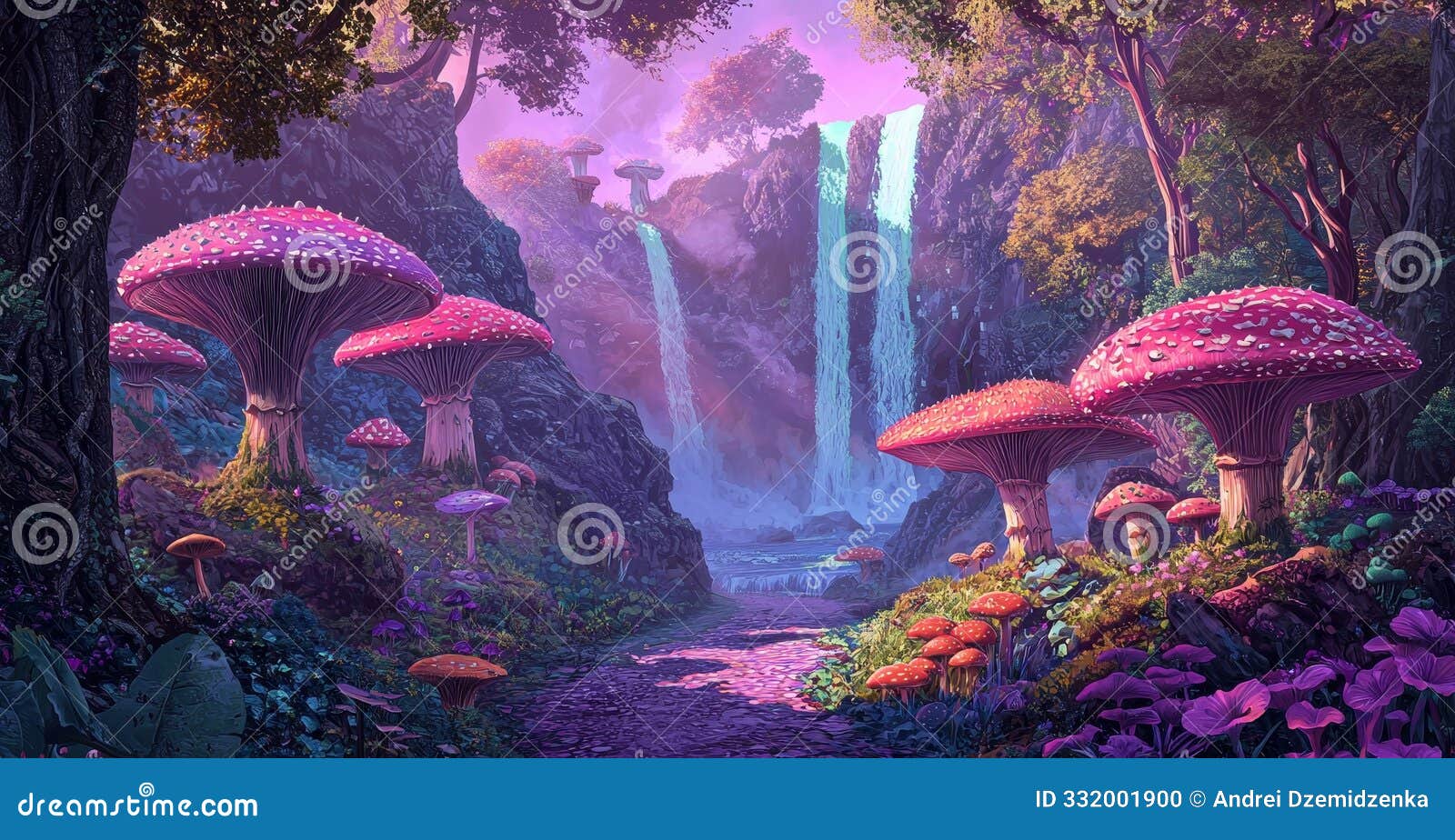 The Surface Environment of an Alien Planet. Computer Graphics Artwork ...