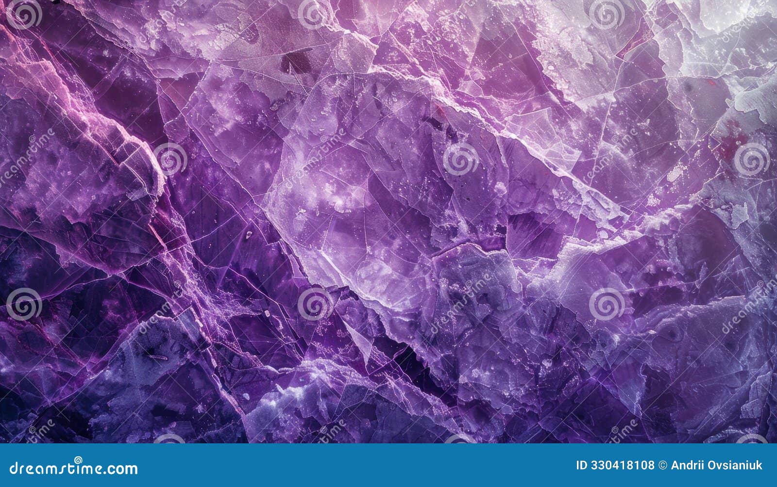 Purple Crystal Texture with Intricate Patterns and Shades Illuminated ...