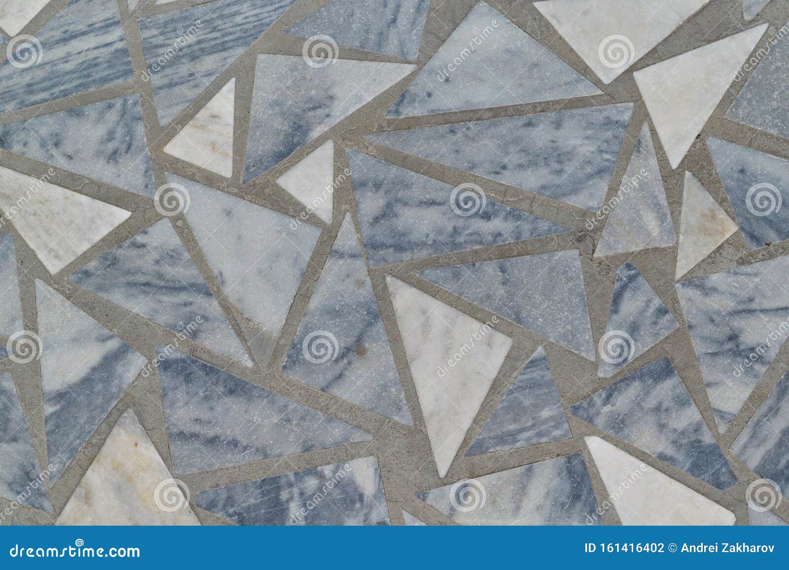The Surface of the Floor or Wall is Made of Marble Tiles in the Form of ...