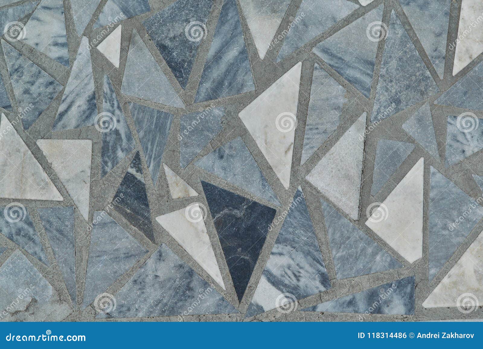 The Surface of the Floor or Wall is Made of Marble Tiles in the Form of ...