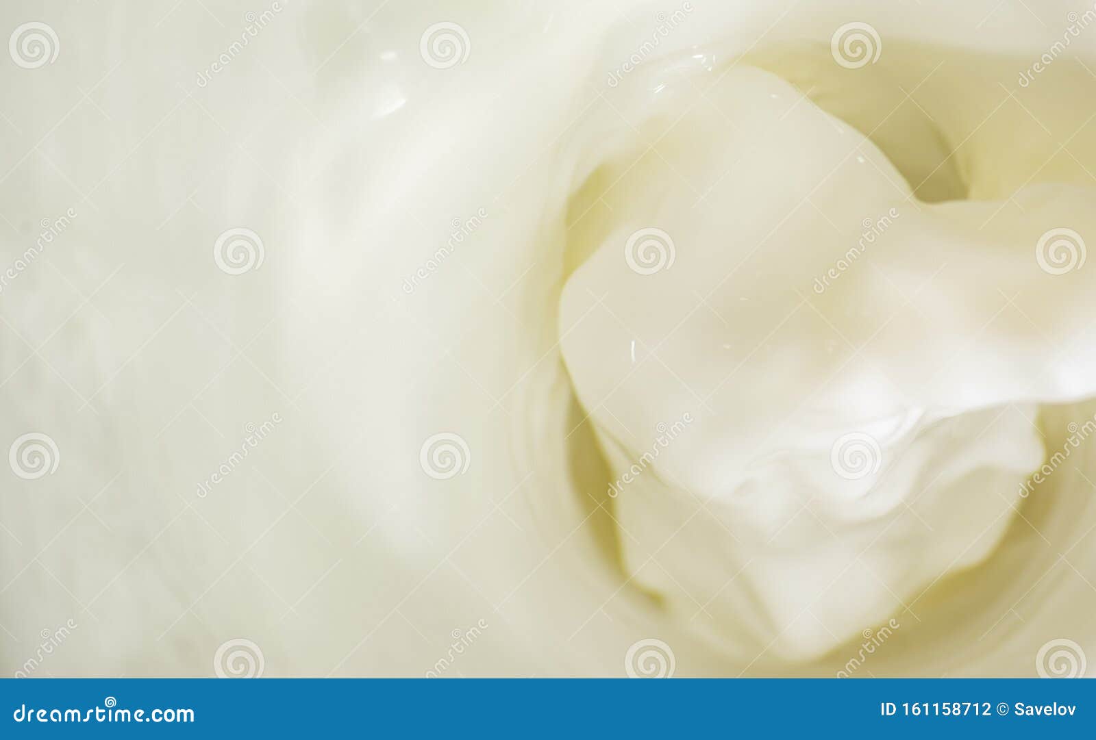 Surface with Flowing White Milk, Soft Focus Stock Photo - Image of ...