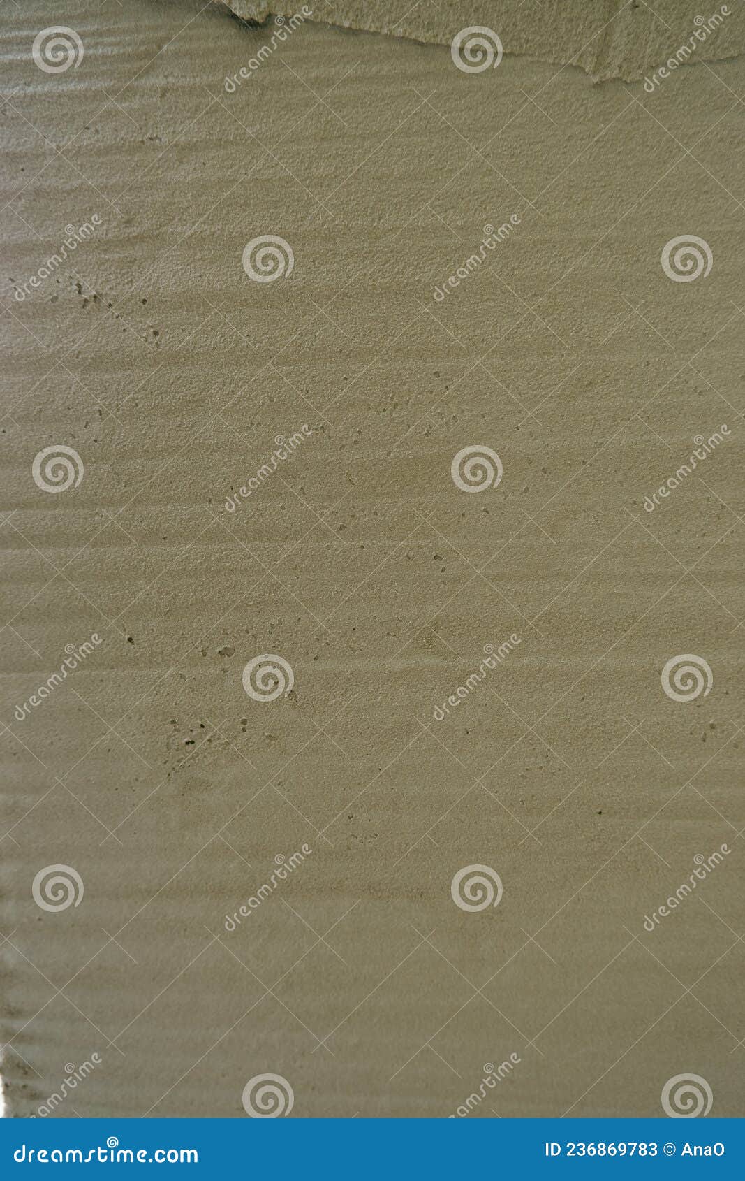 Surface of Fresh Cement Plaster. Texture of Gray Wet Plaster on the ...