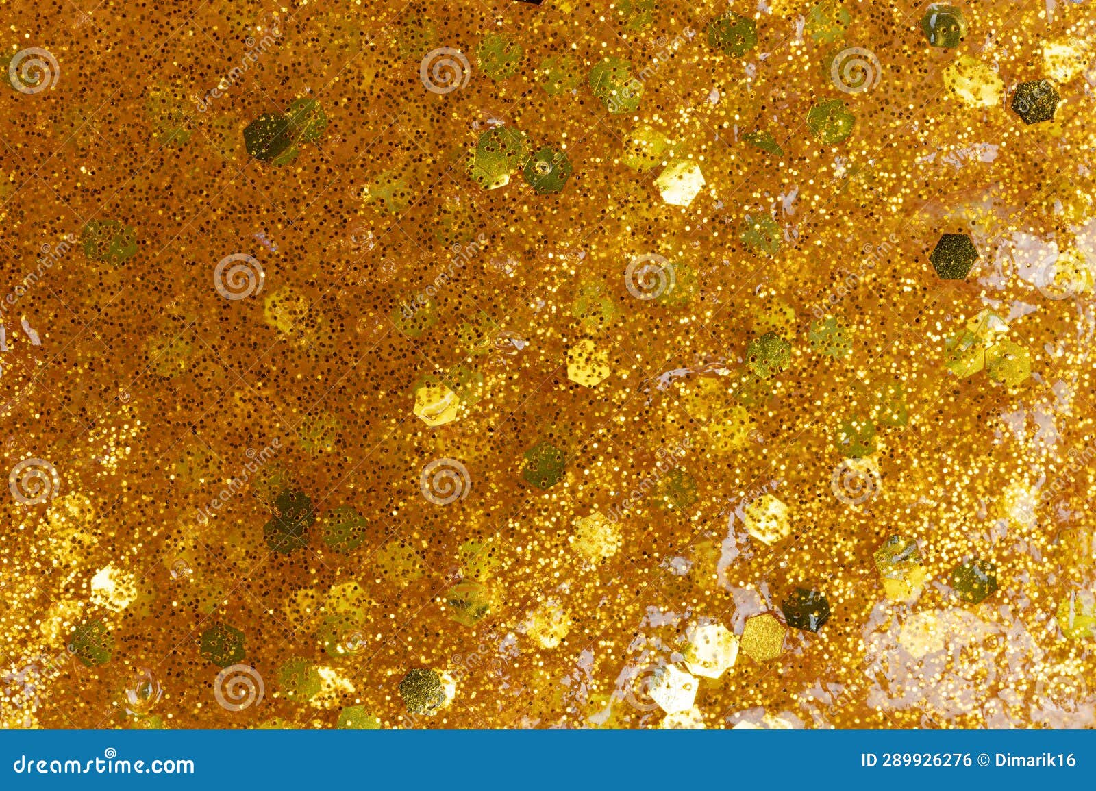 Surface of Gold Shiny Color Slime Stock Photo - Image of textured ...