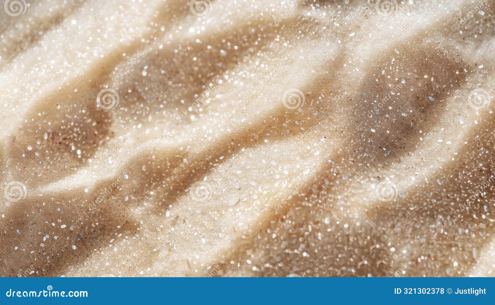 The Surface of Granular Sugar Resembles a Sandy Beach with Dimples and ...