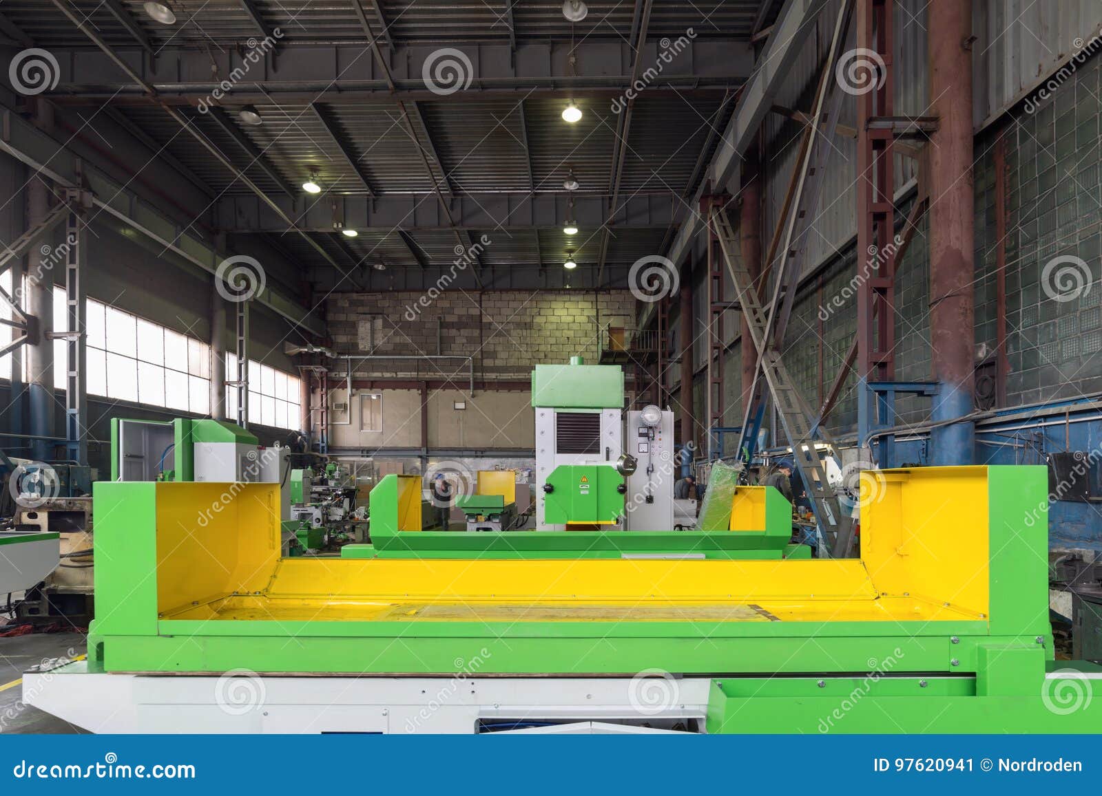 Surface Grinding Machine at the Stage of Assembly. Stock Image - Image ...