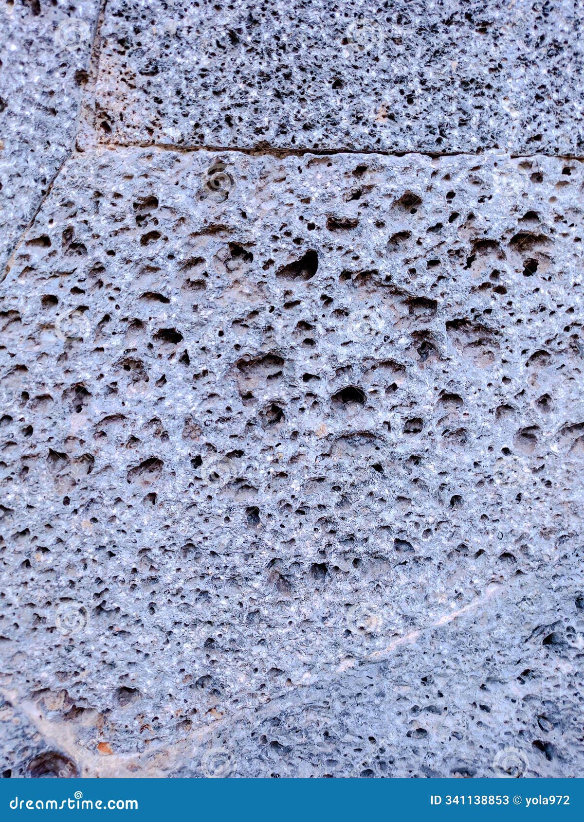 The Surface of a Hollow Stone Wall Stock Image - Image of abstract ...