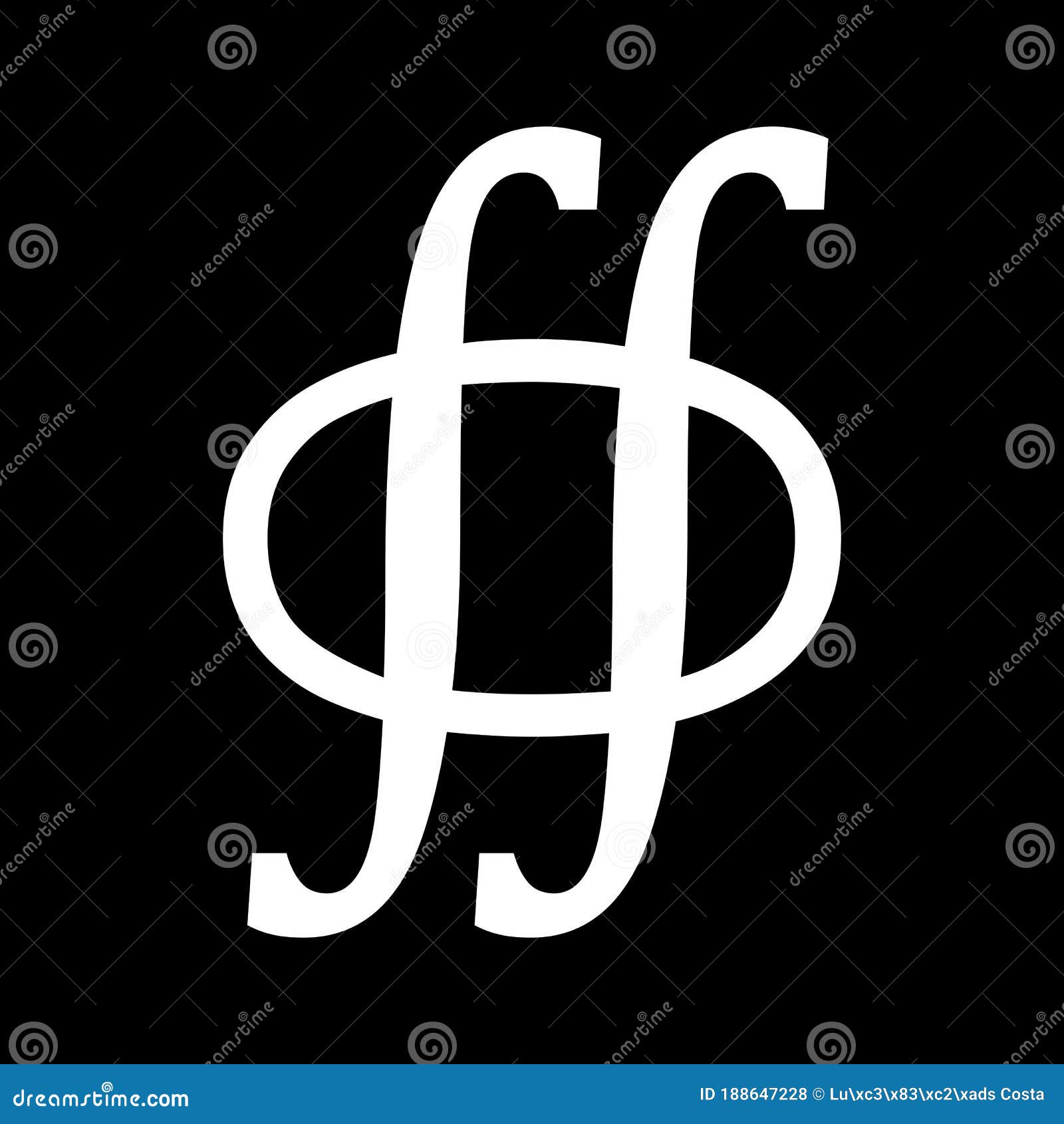 Integral Icon On White Background. Simple Element Illustration From ...