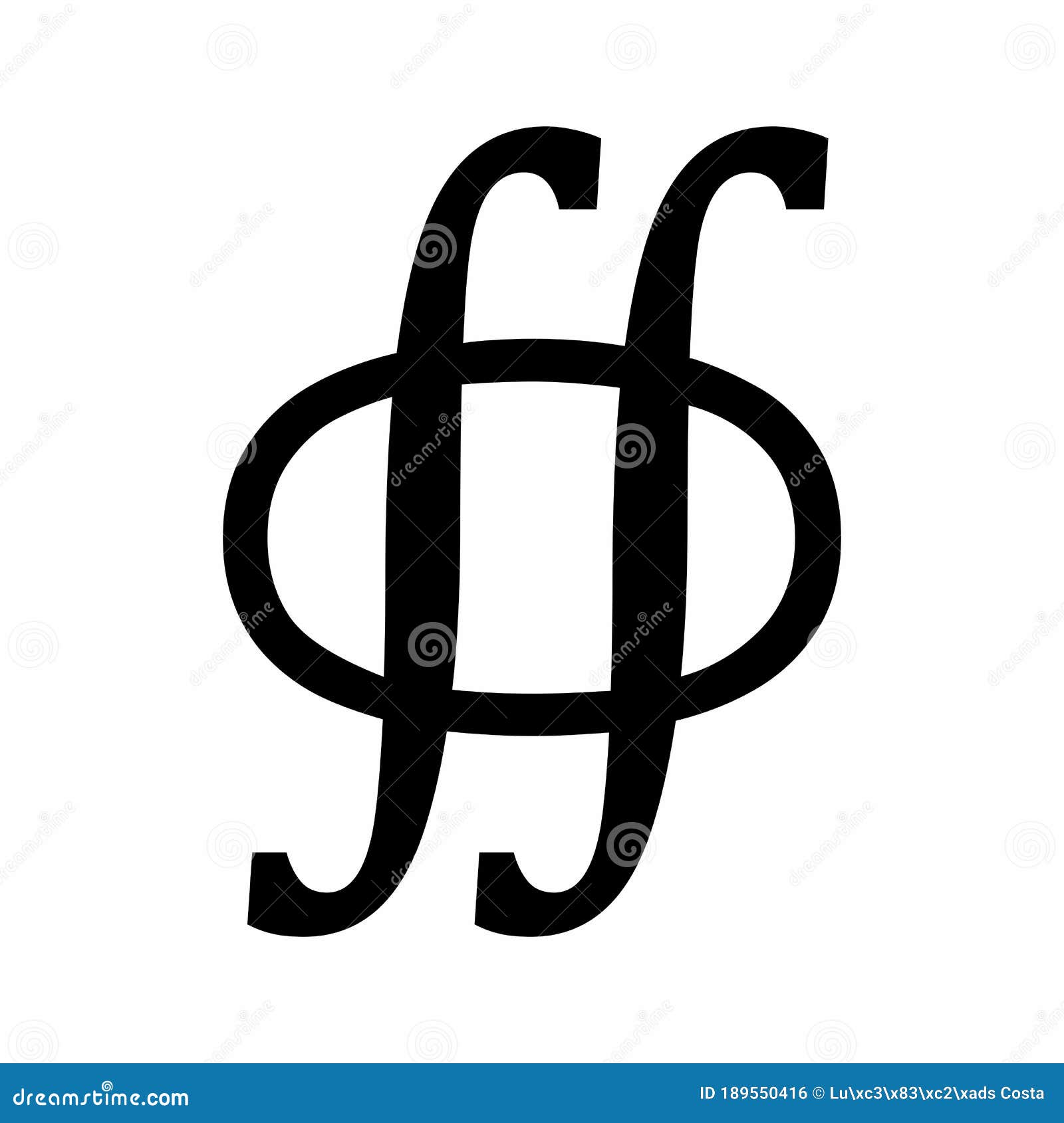 Integral Sign Icon Vector Sign And Symbol Isolated On White Background ...