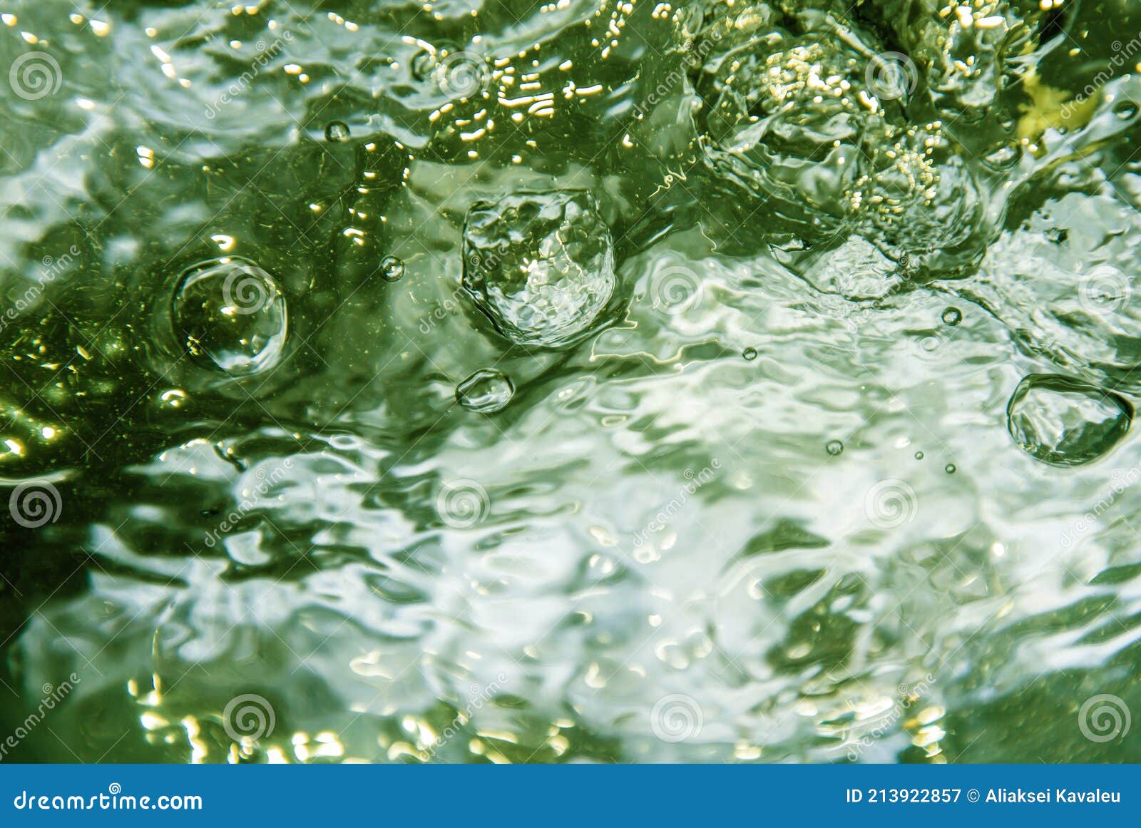 Surface of Intensive Boiling Water with Bubbles and Swirls Stock Image ...