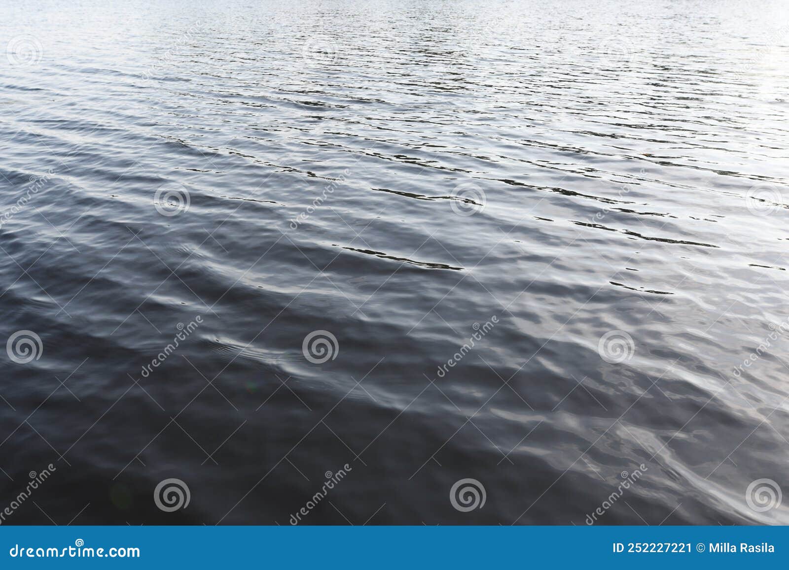 Small waves in a lake stock image. Image of afternoon - 252227221