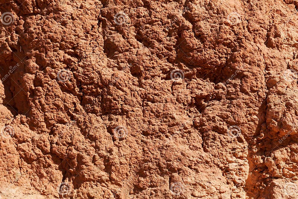 The Surface of a Laterite Soil Stock Photo - Image of geologic ...