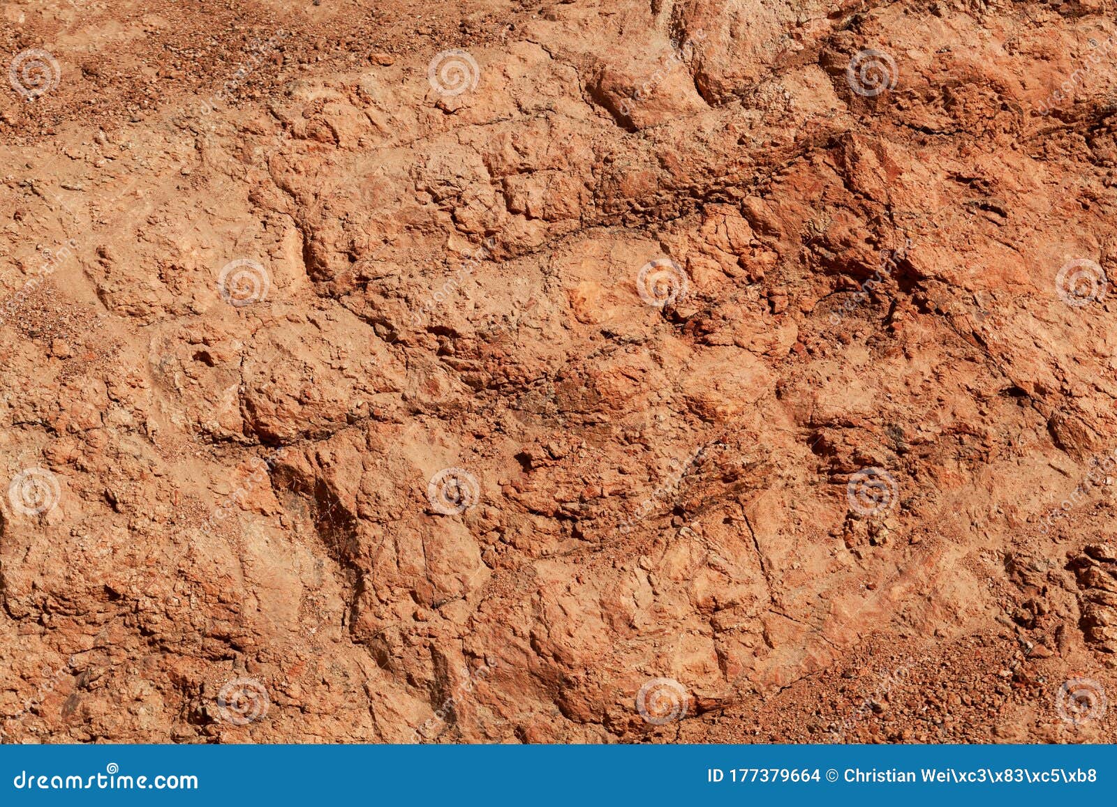 The Surface of a Laterite Soil Stock Photo - Image of clay, land: 177379664